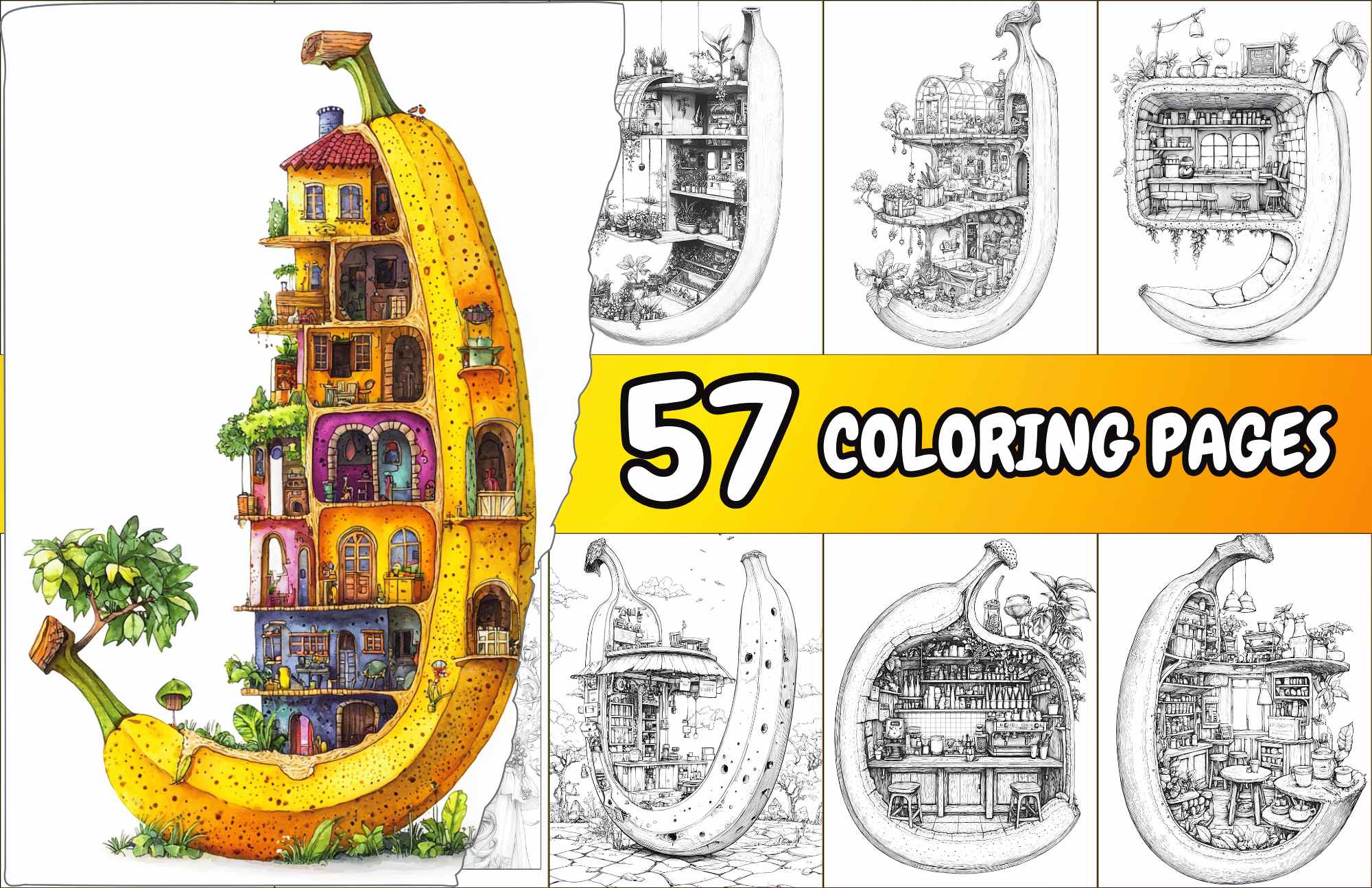 Banana Houses - Anton Color Studio